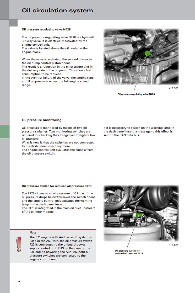 Increased Oil Pressure on 3.0T